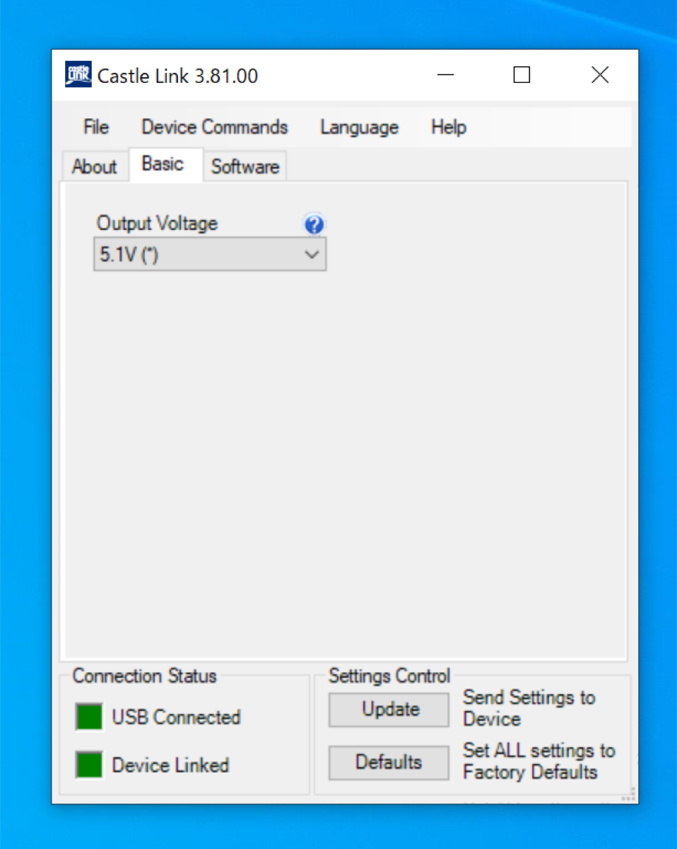 【BEC】キャッスルリンクによる電圧の変更 | Rock’n Crawler